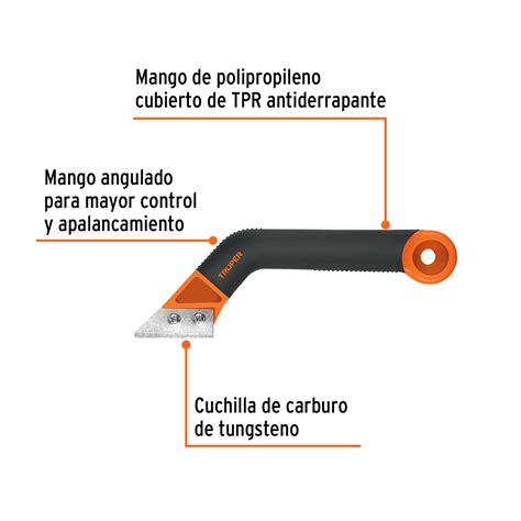 Ficha Tecnica Raspador De Lechada Con Cuchillas De 2 TRUPER