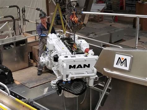 First Man D2676 Workboat Engine Ready For Launch