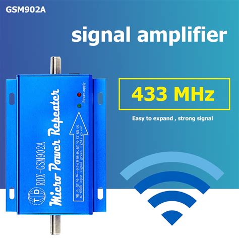 433mhz Mobile Phone Signal Booster Amplifier Repea Vicedeal