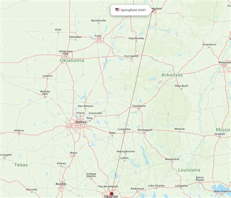 Flights From Springfield To Victoria Sgf To Vct Flight Routes
