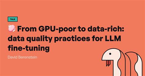 David Berenstein On Linkedin 🧼 From Gpu Poor To Data Rich Data
