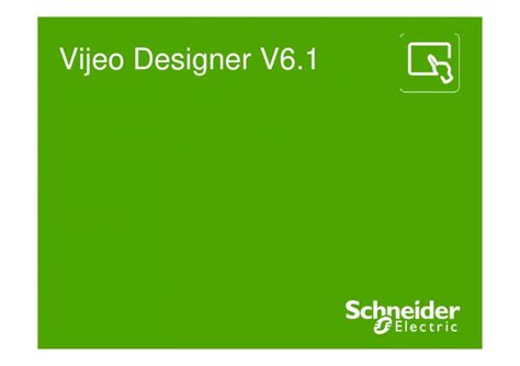 Pdf Vijeo Designer V6 Schneider Electriccz · Vijeo Designer Now