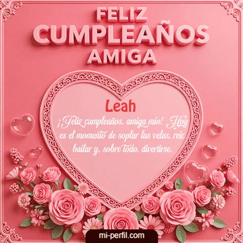 🎂 Feliz Cumpleaños Leah 🎊 45 Imágenes Y S De Happy Birthday
