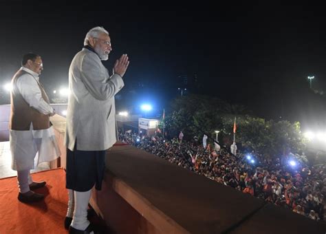 Pm Modi Addresses Party Karyakartas At Bjp Headquarters In Delhi