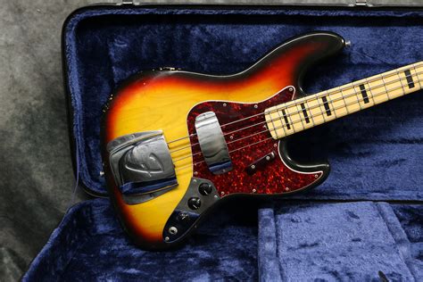 1973 Fender Jazz Bass Sunburst Andy Baxter Bass And Guitars