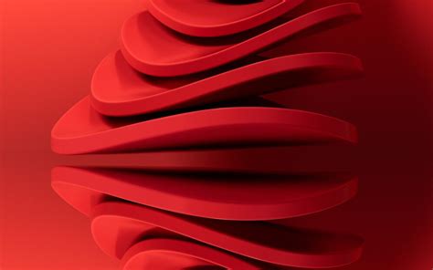 Premium Ai Image Abstract Red Curve Geometry Background 3d Rendering