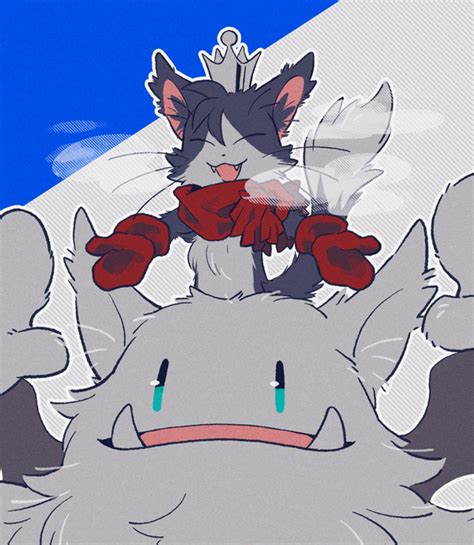 Coffinsmokes Tuxedo Cat Cait Sith Final Fantasy Moogle Final