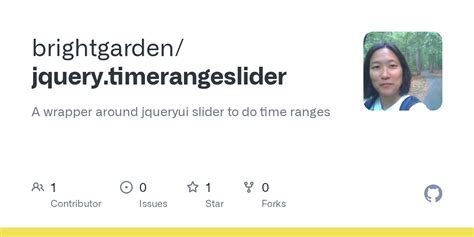 Github Brightgarden Jquery Timerangeslider A Wrapper Around Jqueryui Slider To Do Time Ranges