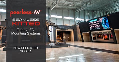 Peerless AV Launches SEAMLESS Kitted DvLED Mounting Systems