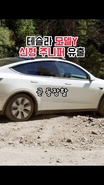 테슬라 모델y 신형 주니퍼 신규 유출 Youtube