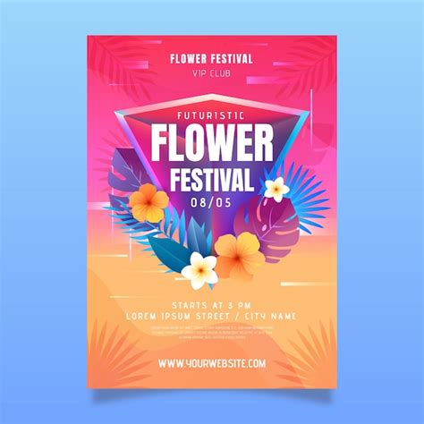 Free Vector Gradient Event Poster Template