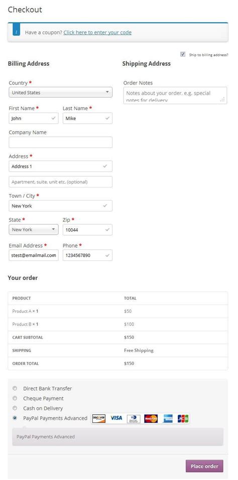 Wp Woocommerce Paypal Payments Advance Plugin Wordpress Plugins