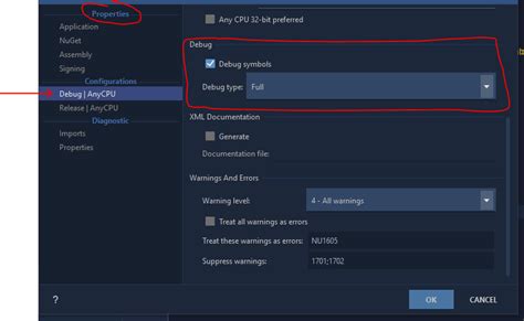 Mono Csc Error Cs1902 Invalid Option Portable For Debug Must