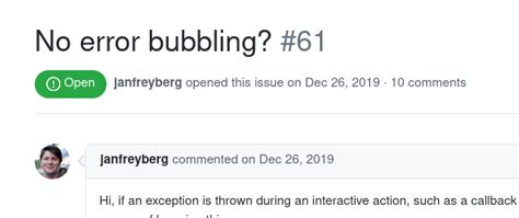 No Error Bubbling · Issue 61 · Jupyter Widgets Contribipycanvas · Github