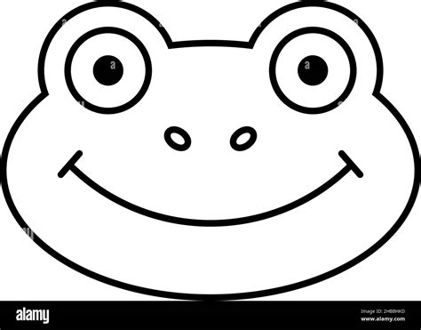 Frog Face Template