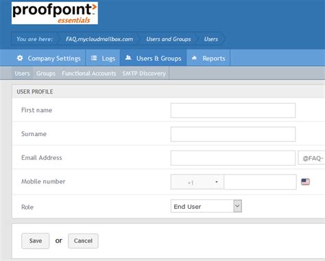 How To Add Or Remove A User In Proofpoint Sherweb