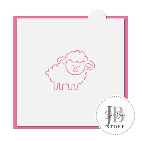 Stencil0016 Farm Yard Sheep Pyo Stencil Justbakestore