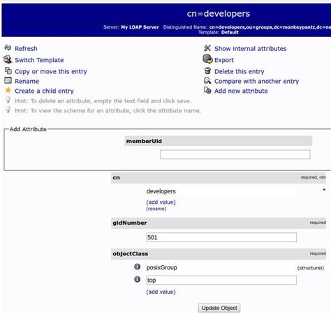 How To Populate An LDAP Server With Users And Groups Via PhpLDAPadmin
