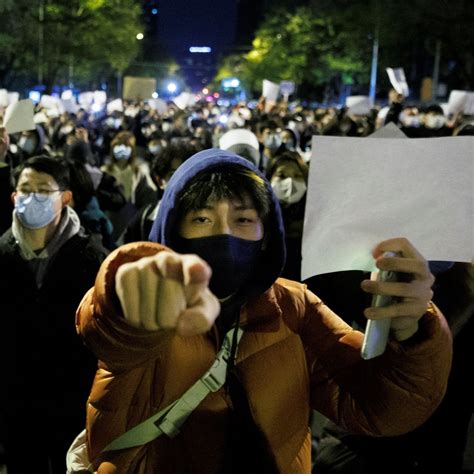 Chinas Young Protesters Wrestle With How Far To Push ‘we Dont Want