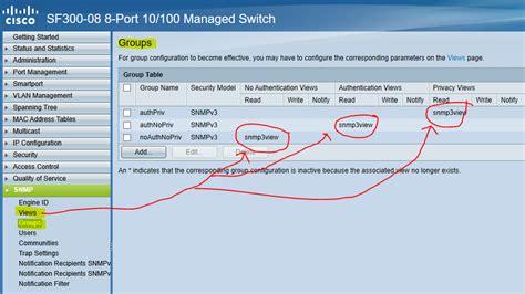 Cisco Sf And Sg Series Snmp Configuration