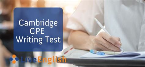 Cambridge Cpe Writing Test Live