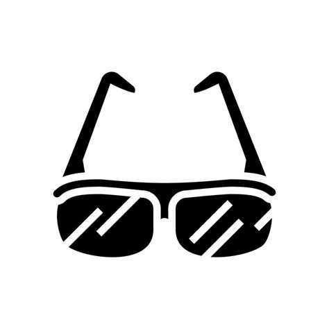 3d Glasses Glyph Icon Vector Illustration 10385969 Vector Art At Vecteezy