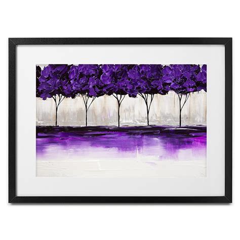 Purple Blossom Framed Art Print