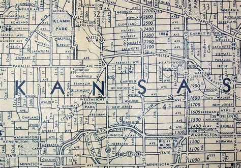 Kansas City Ks 1964 Map By Gallup Maps Published For The Flickr