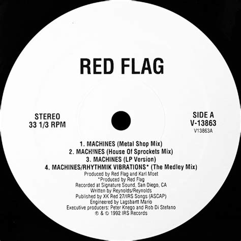 Red Flag Machines Raumrecords