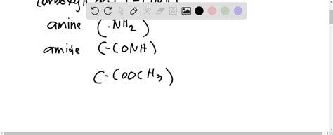 Solved Identify 0f 35 The Functional Groups The Aspartame Molecule 2