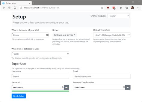 using the orchardcore openid management feature with an existing