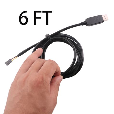 Usb To Ttl Serial Cable 33v 3p Dupont Header Connector 3 Pins 3v3 Uart