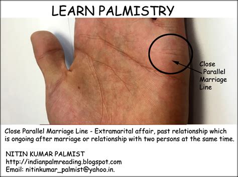 Close Parallel Marriage Line Learn Palmistry ~ Indian Palm Reading