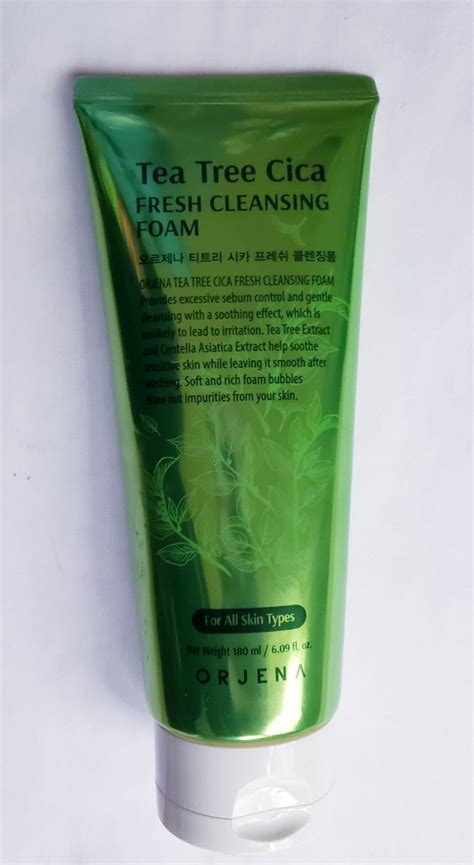 Orjena Tea Tree Cica Fresh Cleansing Foam – Skin Zephyr