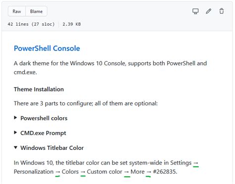 Arrow Character Does Not Render In Powershell Installation Instructions