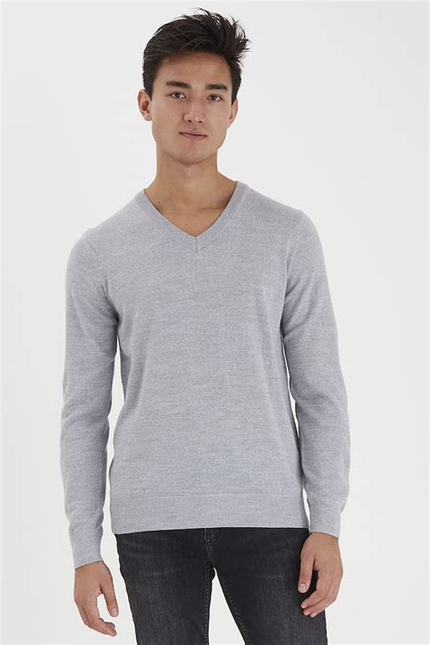 Casual Friday Knitted Pullover Light Grey Melange Shop Light Grey
