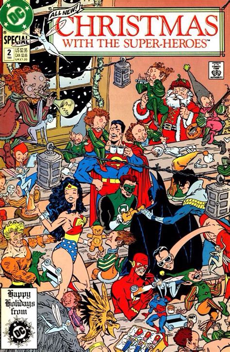 Merry Christmas From Dc Comics Новогодние открытки Открытки