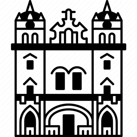 Cathedral Church Monastery Architecture Building Icon Download On
