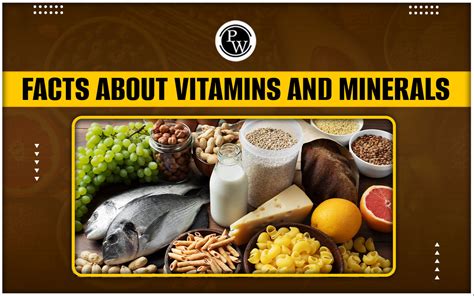 Facts About Vitamins And Minerals Check Introduction Types