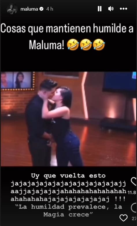 Maluma desempolvó video de candente beso con Yina Calderón y no aguantó