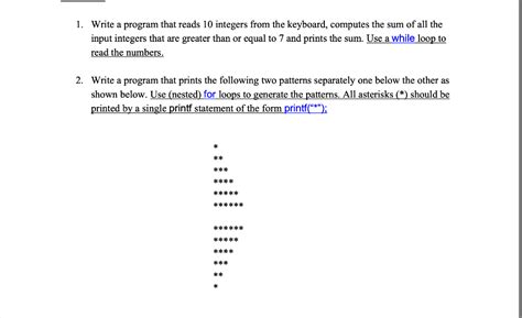 Solved Write A Program That Reads Integers From The Chegg