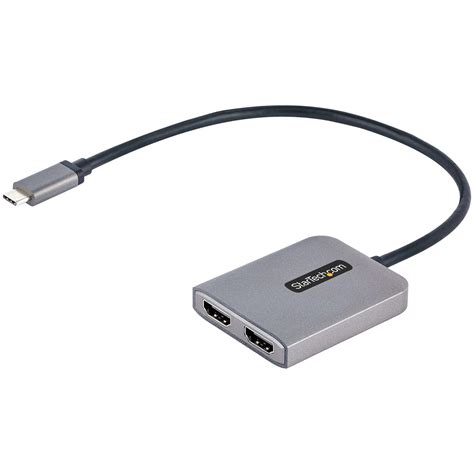 Startech USB C To Dual HDMI MST HUB Dual HDMI 4K 60Hz USB Type C Multi Monitor Adapter For