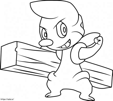 Timber Pokemon Coloring Page