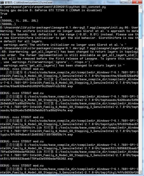 python theano windows cuda work well using cmd but encoutered