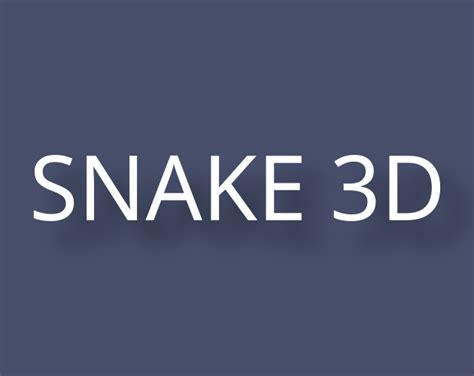 Snake 3d By Catmeow72