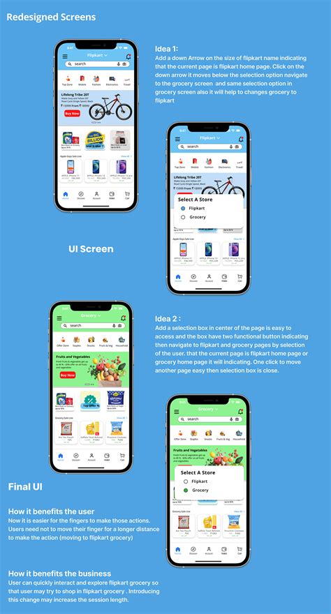Flipkart App Redesign On Behance