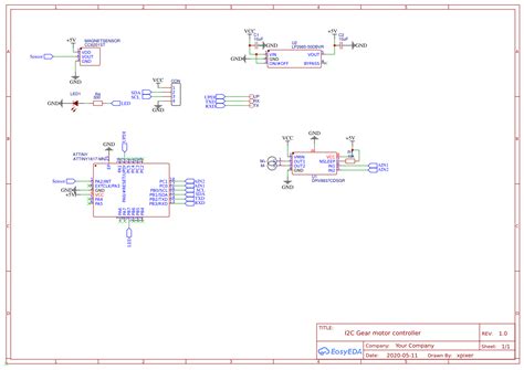 I2C Motor Controller Small Chip Platform For Creating And Sharing Projects OSHWLab