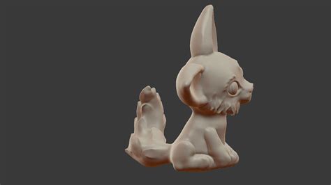 작은 여우 3d 모델 15 Obj Stl Blend Free3d