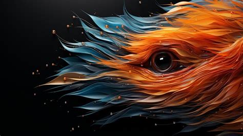premium ai image futuristic tech abstract particle lines and mesh