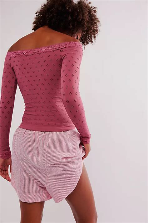 Eyelet Seamless Long Sleeve Free People